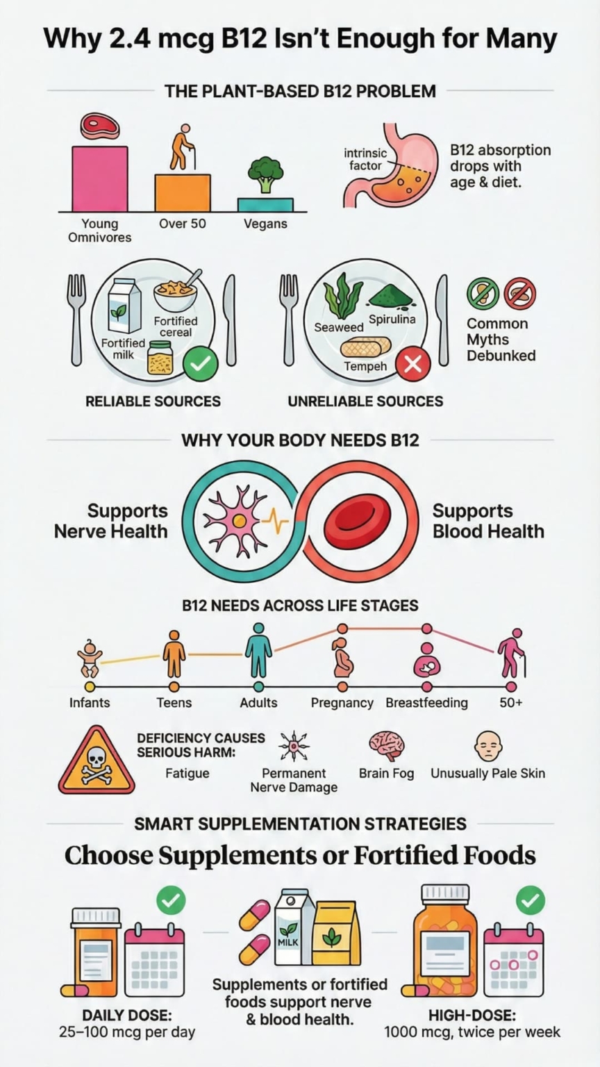 The Recommended B12 Intake Isn’t Enough for Most - SoyaMaya